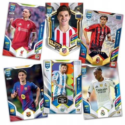 Karty Piłkarskie FIFA 2026 Panini 10 Saszetek Zestaw 60 Kart do Albumu ...